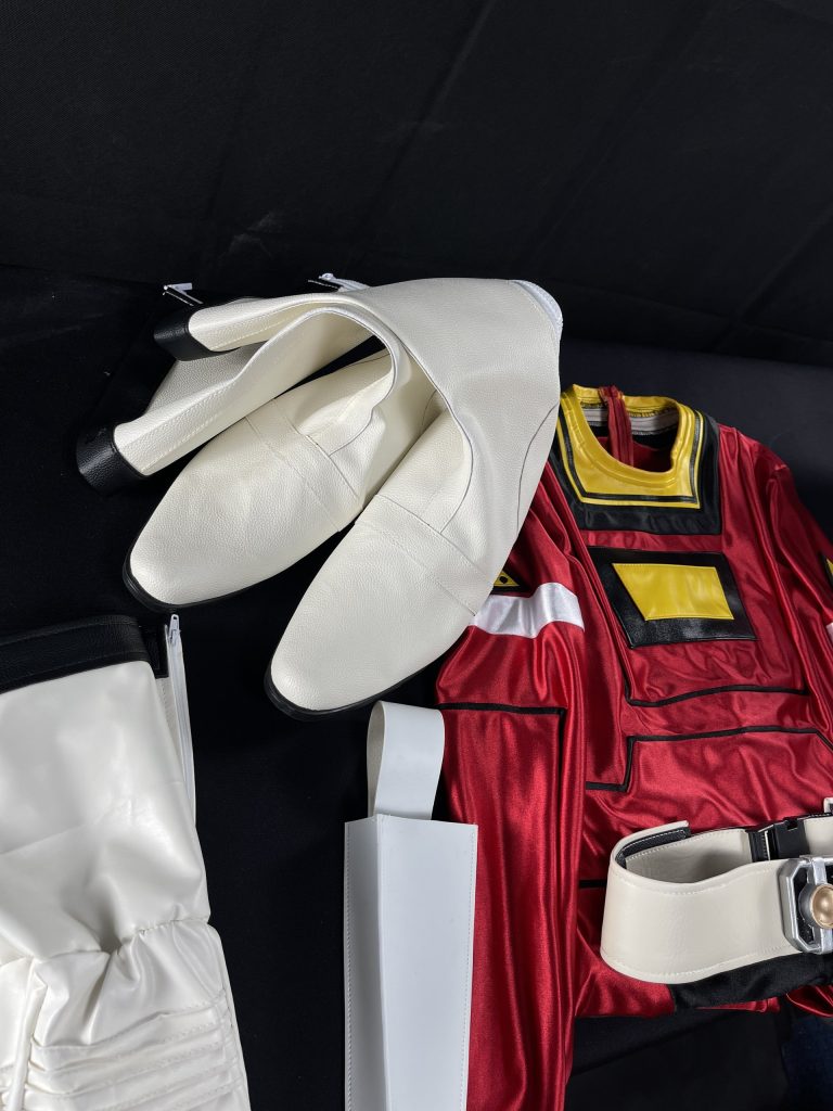 Carranger Red Racer – Red Turbo Ranger Cosplay Costume – Transform Studio