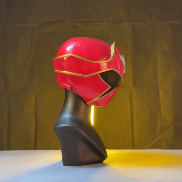 Helmet Gokai Red – Super Megaforce Red Cosplay Costume – Transform Studio