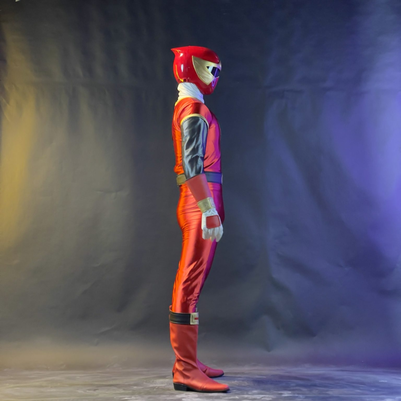 Hurricane Red / Ninja Storm Red Shiny Gold Cosplay Costume – Transform ...