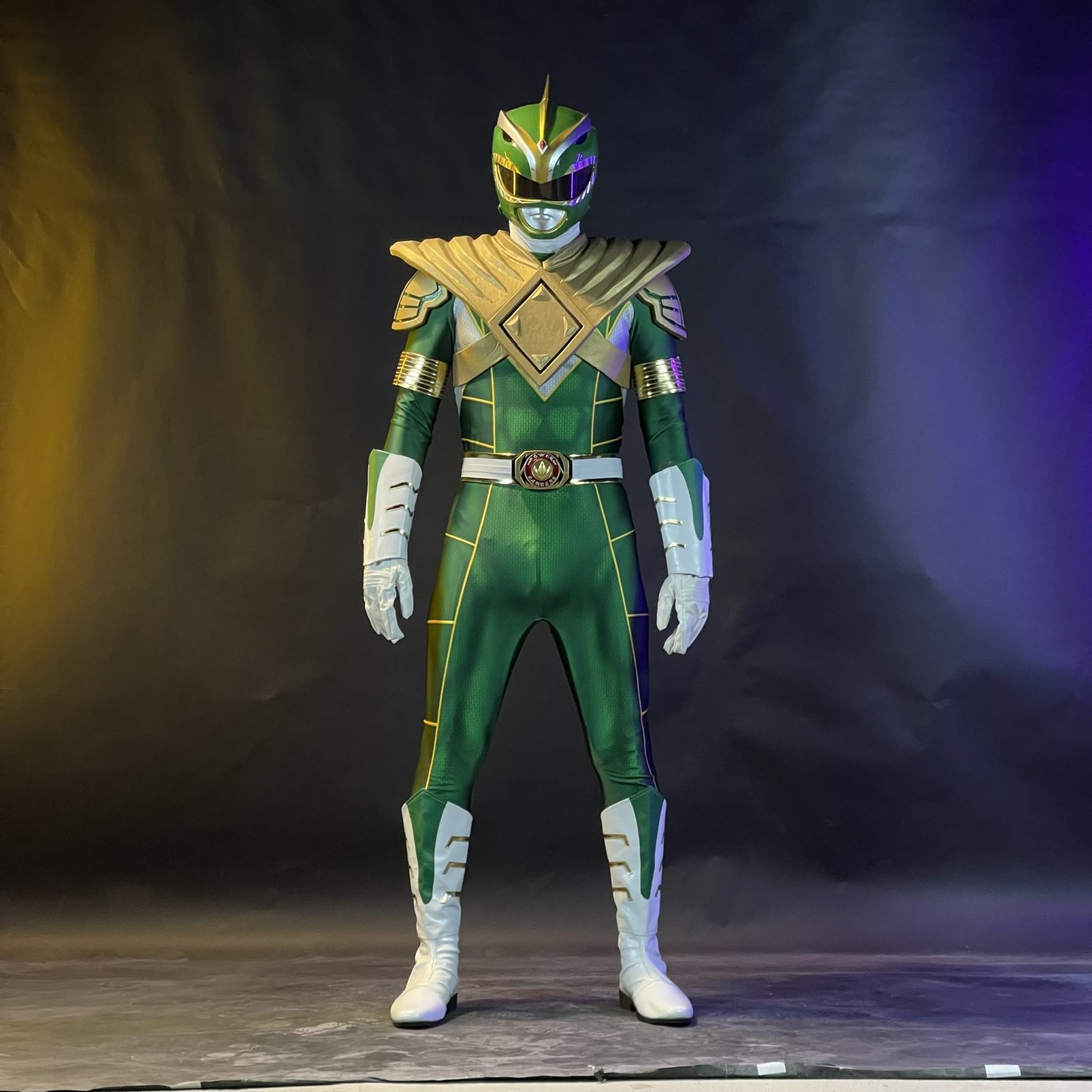 Dragon Ranger- MMPR Super Green BITS 2014 Cosplay Costume – Transform ...