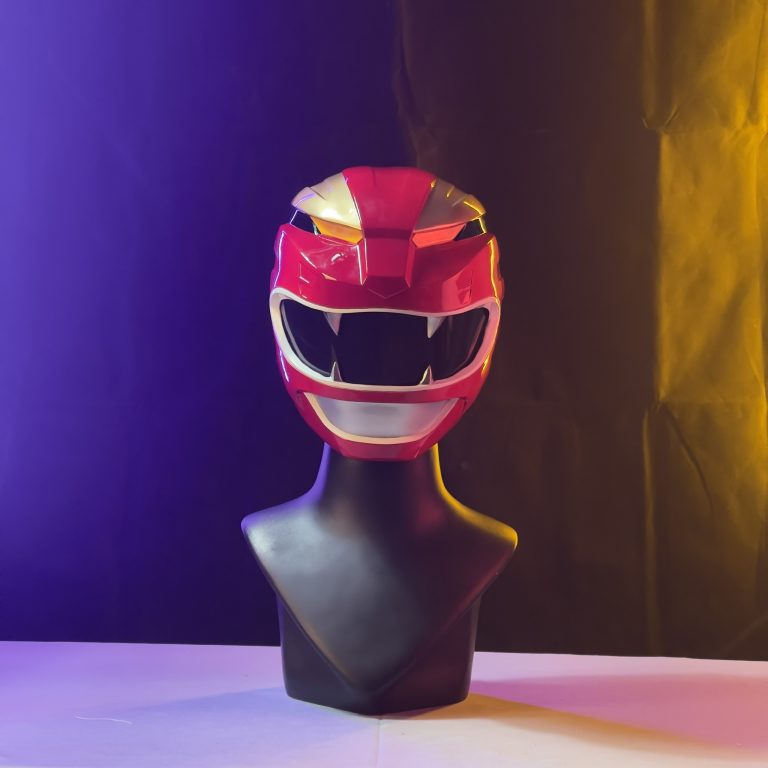 Helmet Gao Red – Wild Force Red Ranger Cosplay Costume – Transform Studio