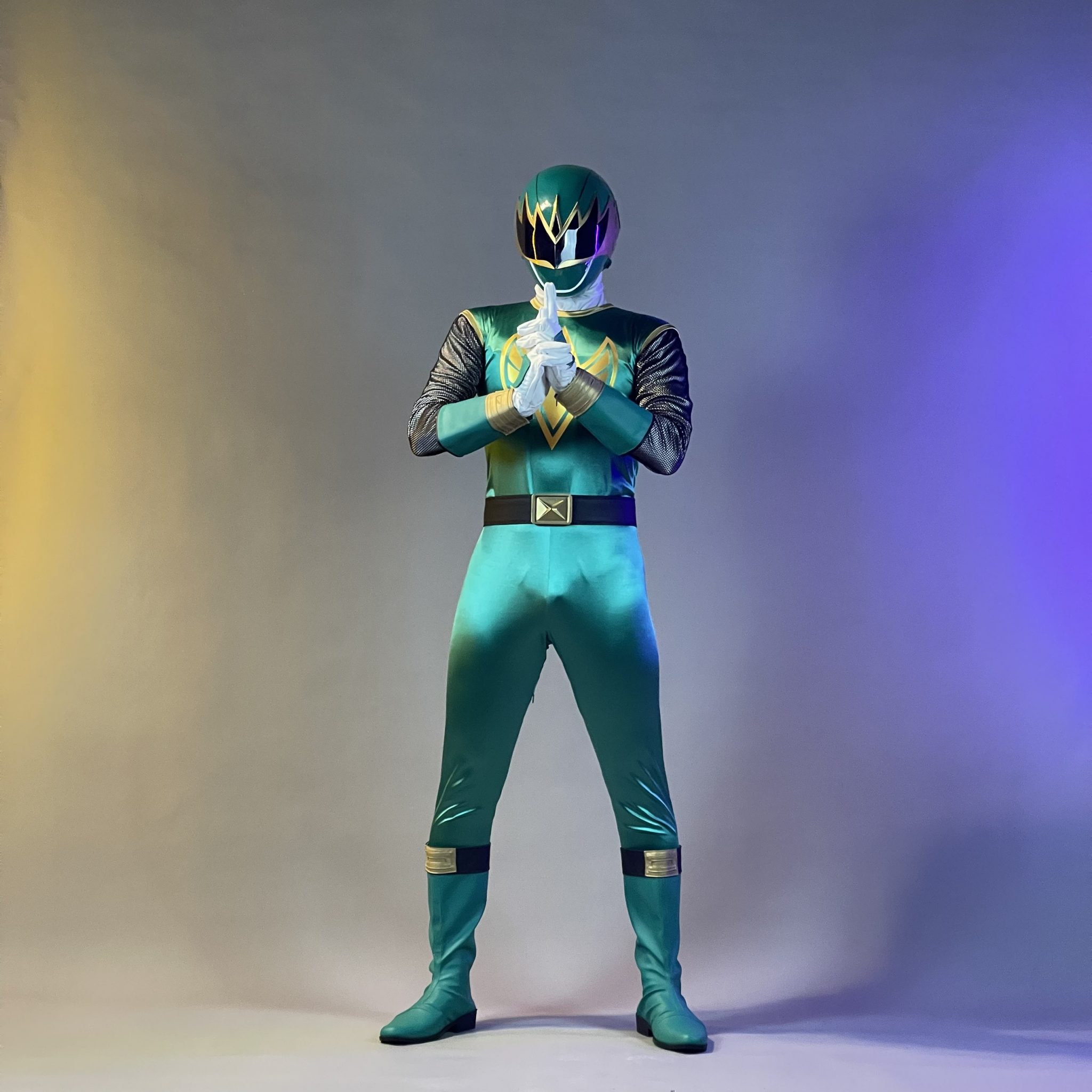 Shurikenger Fire Mode/Green Samurai Ranger Super Samurai Mode Cosplay ...
