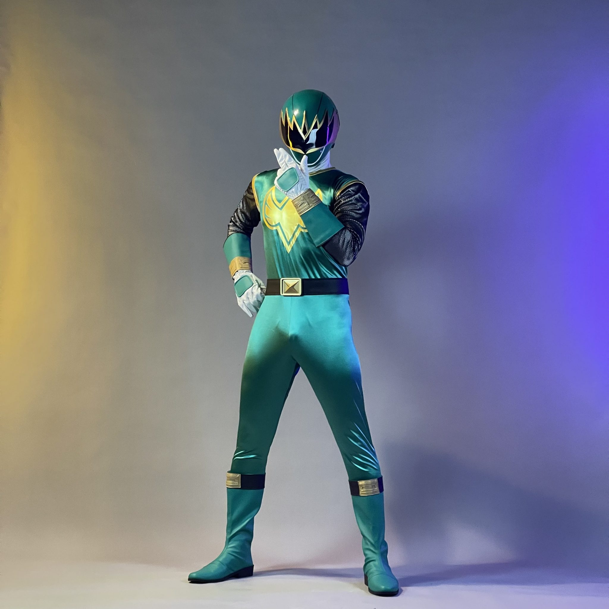 Shurikenger Fire Mode/Green Samurai Ranger Super Samurai Mode Cosplay ...