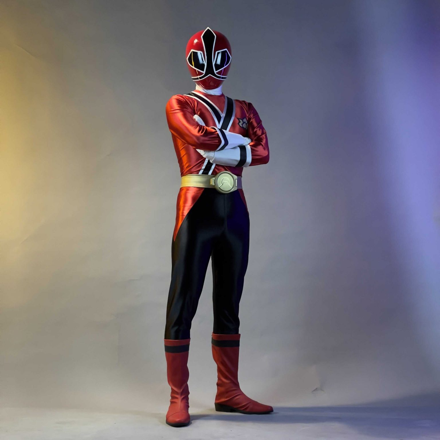 Shinkenger Red – Power Ranger Samurai Red Cosplay Costume – Transform ...