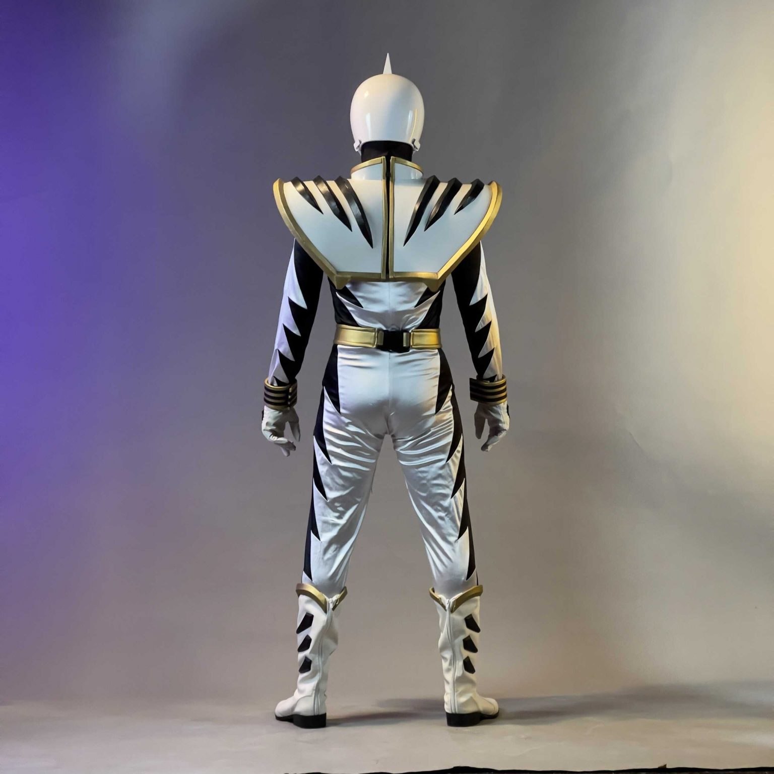 Abarekiller – Dino Thunder White Cosplay Costume – Transform Studio