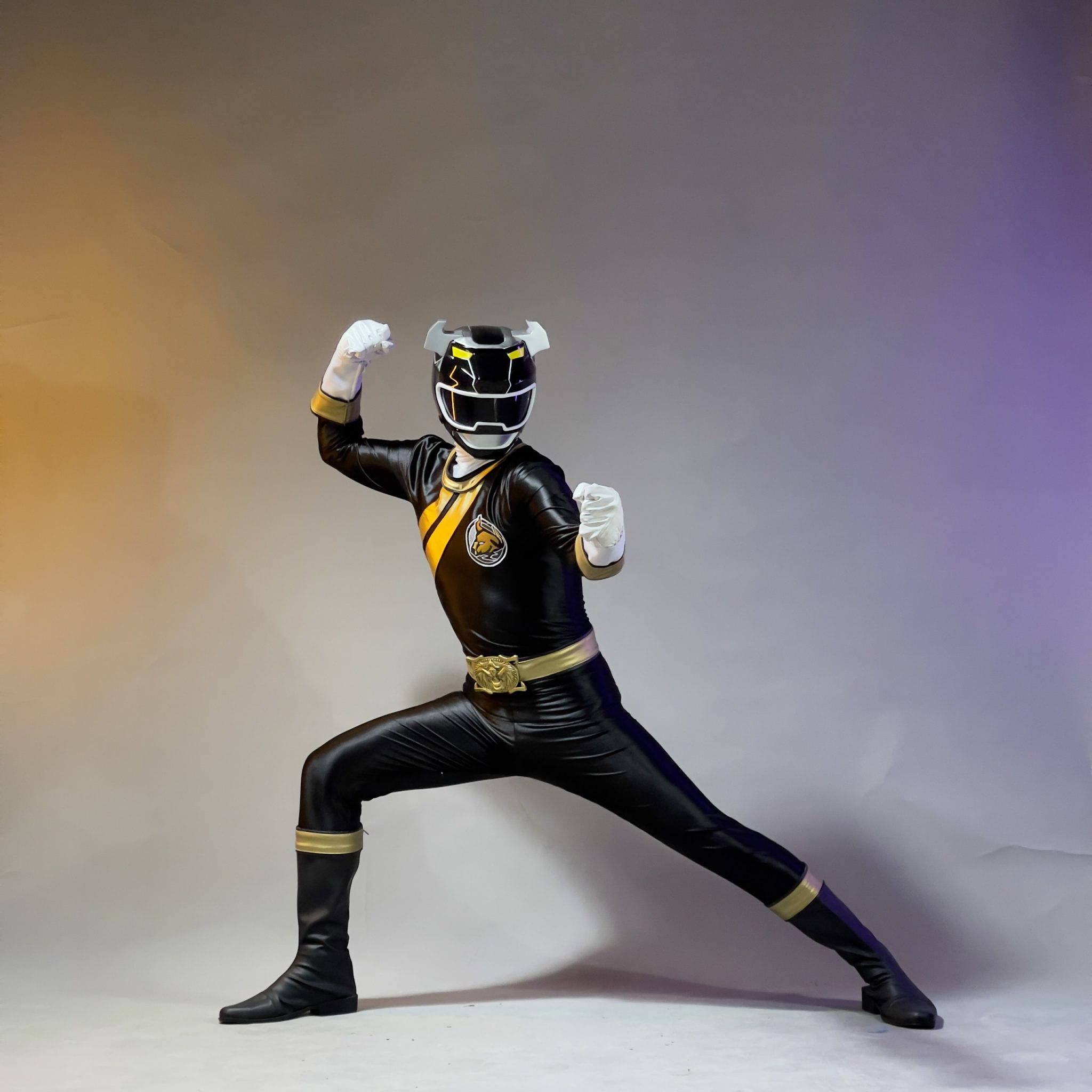 Gao Black – Black Wild Force Ranger Cosplay Costume – Transform Studio