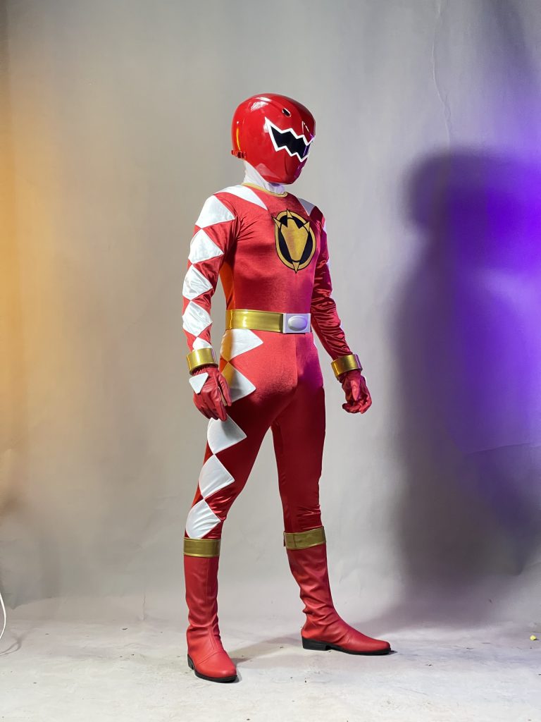 Abare Red – Dino Thunder Red Cosplay Costume – Transform Studio