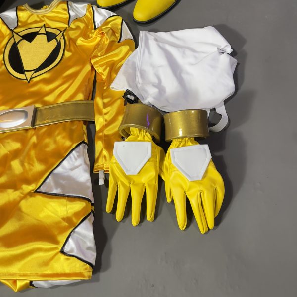 Abare Yellow – Dino Thunder Yellow Cosplay Costume – Transform Studio