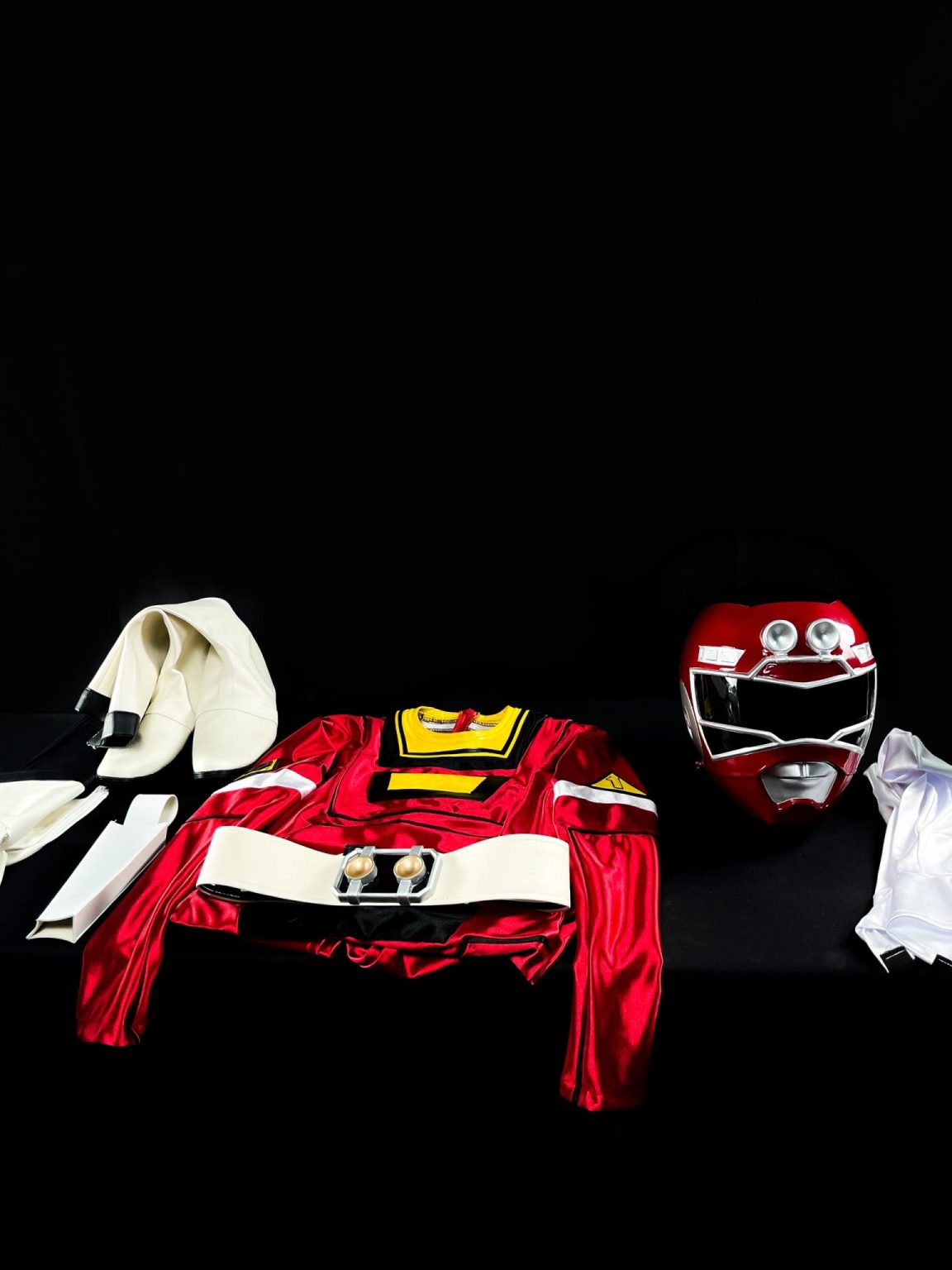 Carranger Red Racer – Red Turbo Ranger Cosplay Costume – Transform Studio
